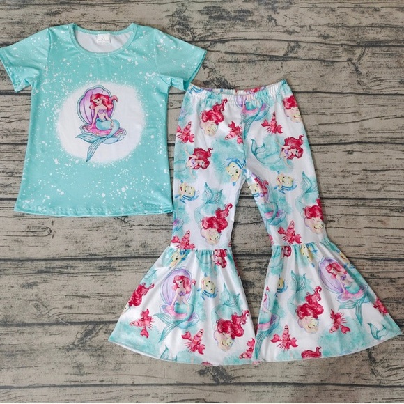 Matching Sets | Little Girls 2 Piece Set Little Mermaid | Poshmark